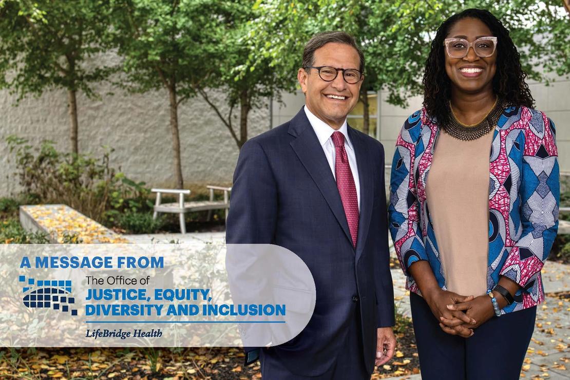 A Diversity Message from Neil Meltzer, President and CEO, and Dr. Sybil Pentsil, Chief Diversity ...